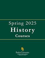 Undergraduate Courses & Brochure | History Department | Baylor University